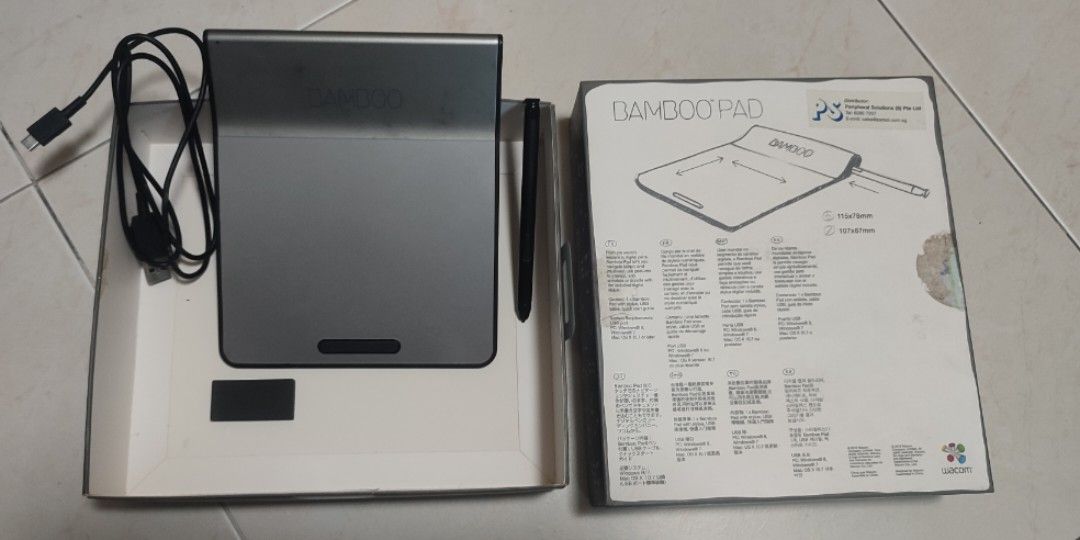 Wacom Bamboo digital writing pad, Computers & Tech, Parts & Accessories ...