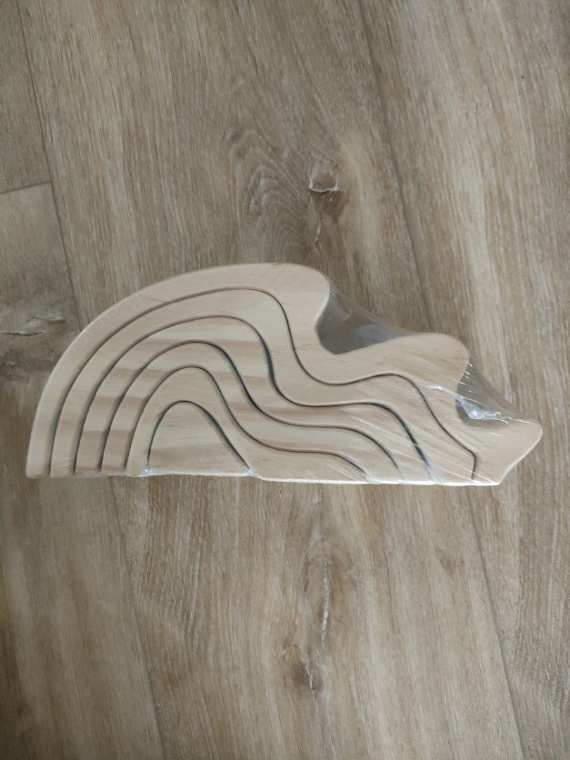 Wooden Toy: wave stacker, Hobbies & Toys, Toys & Games on Carousell