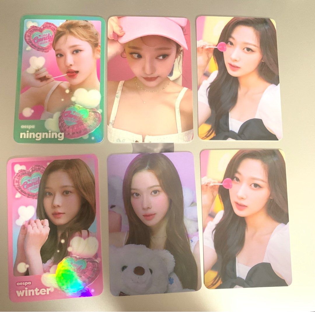 WTS Aespa Trading Card pack Photocard, Hobbies & Toys, Memorabilia ...