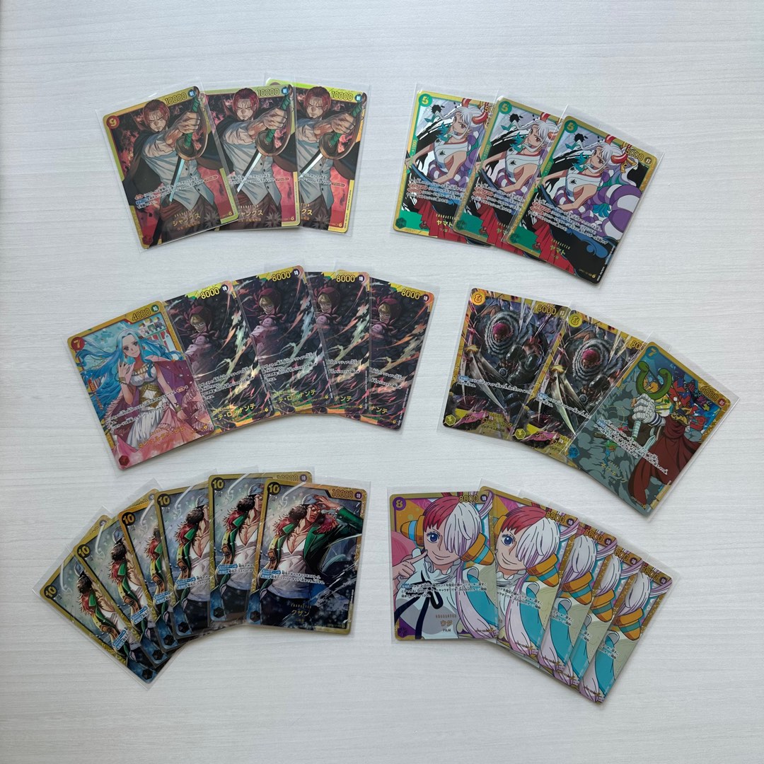 WTS One Piece TCG SEC cards OP-01 OP-02 OP-03 OP-04, Hobbies & Toys ...