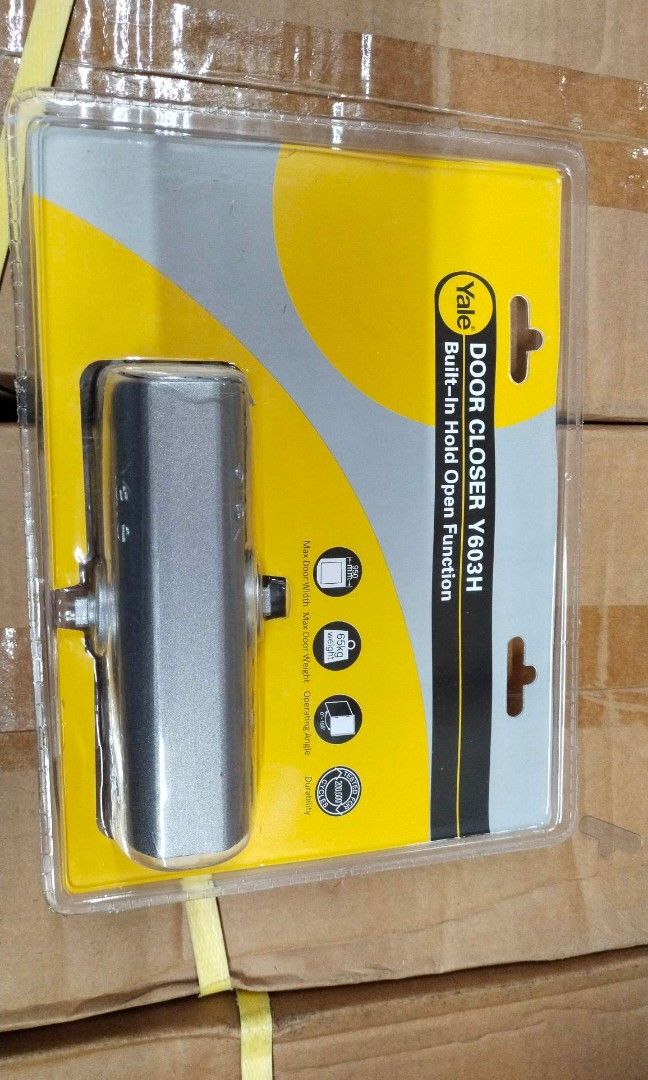 Yale Door Closer #Y603H /Built in Hold open function, Furniture & Home ...