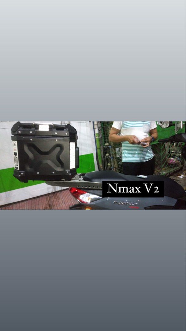 Yamaha Nmax Rack, Motorcycles, Motorcycle Accessories on Carousell