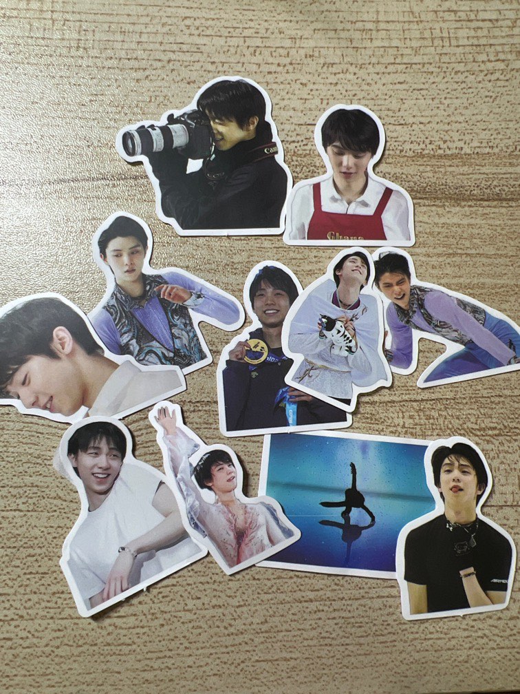 Yuzuru Hanyu Stickers 25pcs, Hobbies & Toys, Memorabilia & Collectibles ...