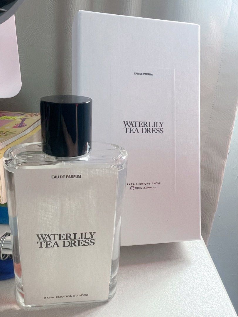 Zara waterlily tea dress EDP Perfume 90ml, Beauty & Personal Care ...