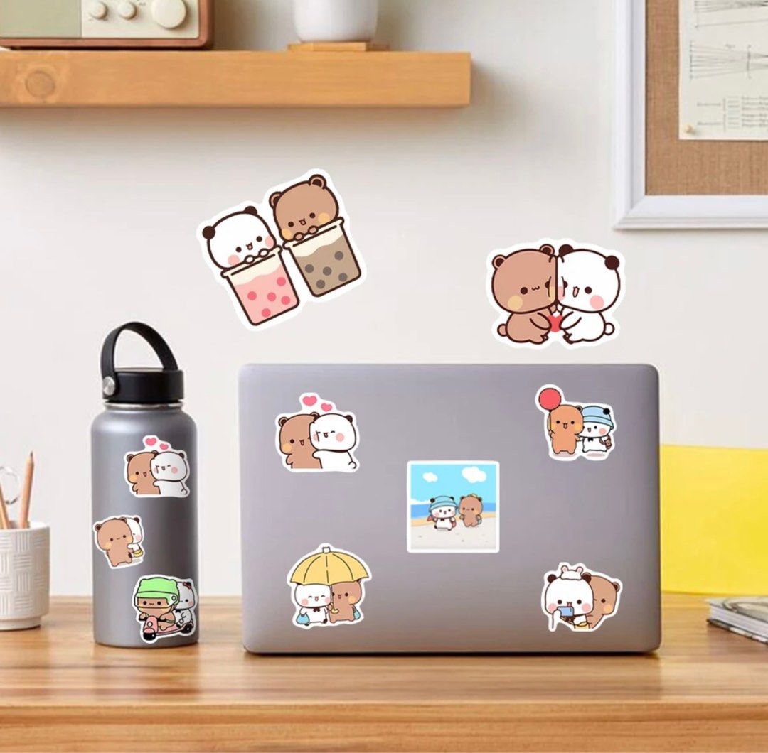 #1.1 Bubu Dudu Stickers Waterproof PVC for Water Bottle Laptop ...