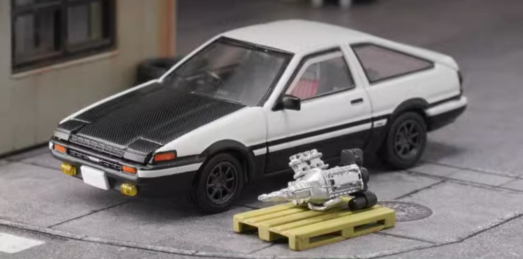 1:64 Initial D Toyota AE86, Hobbies & Toys, Toys & Games on Carousell