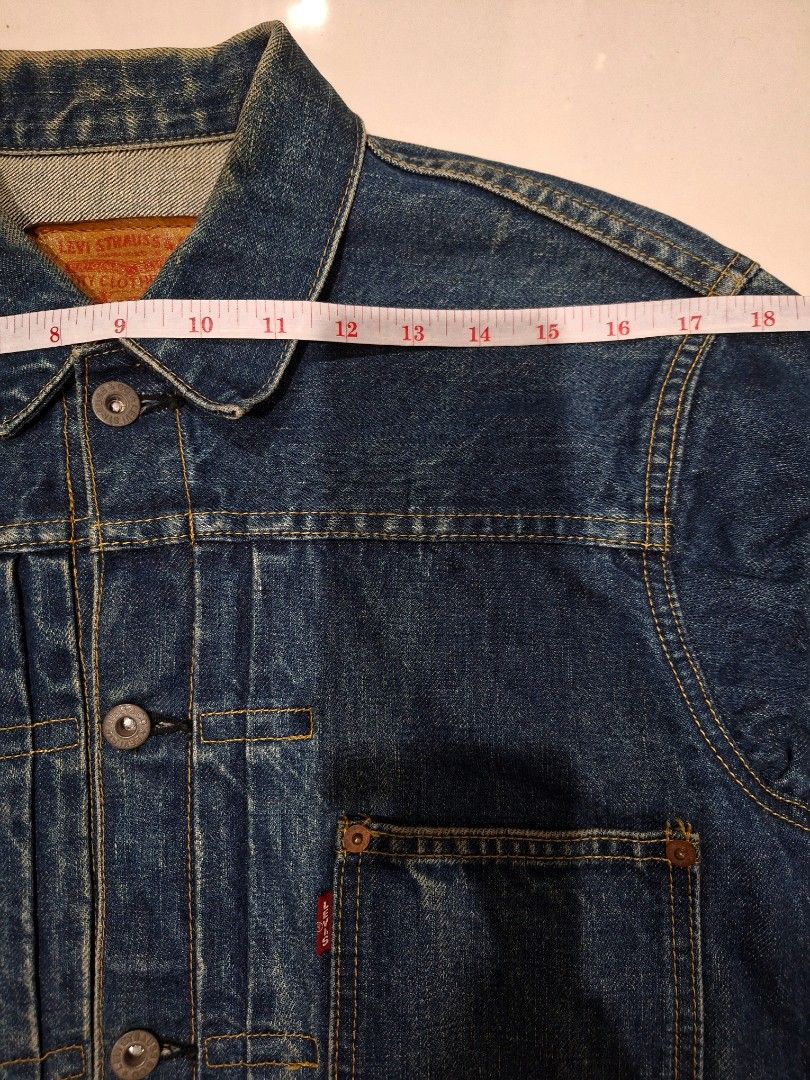 1990s Levis vintage Clothing 506 Big E Japan Repro Selvedge Jacket, Men ...