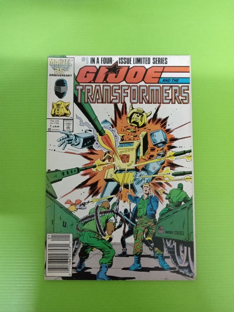 1st issue ! G.I.Joe And The Transformer #1 ( Herb Trimpe- Cover Art ) Marvel Copper Age, Hobbies ...