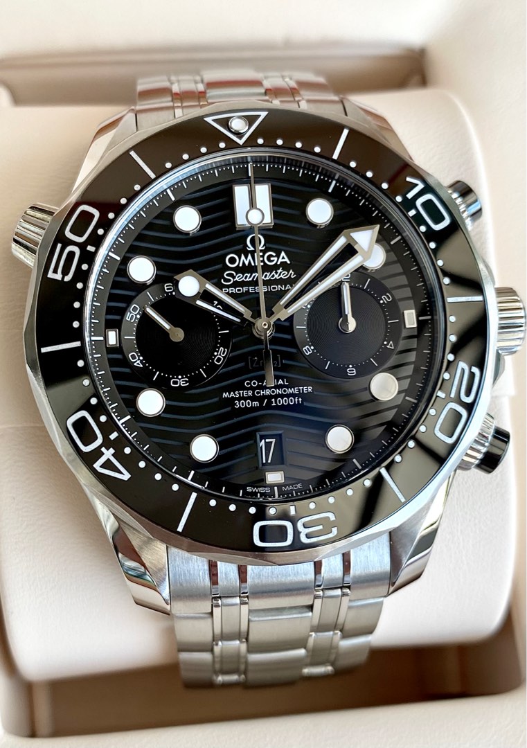 2022 Omega Seamaster Pro 300m Co-Axial Chronograph Ref. 210.30.44.51.01 ...