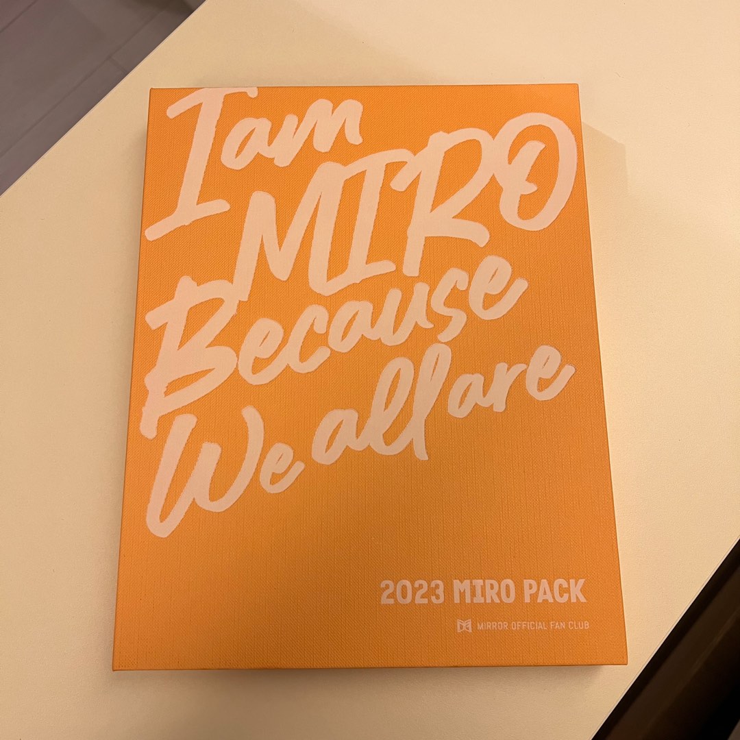 2023 Miro Pack 全套, 興趣及遊戲, 收藏品及紀念品, 明星周邊 - Carousell