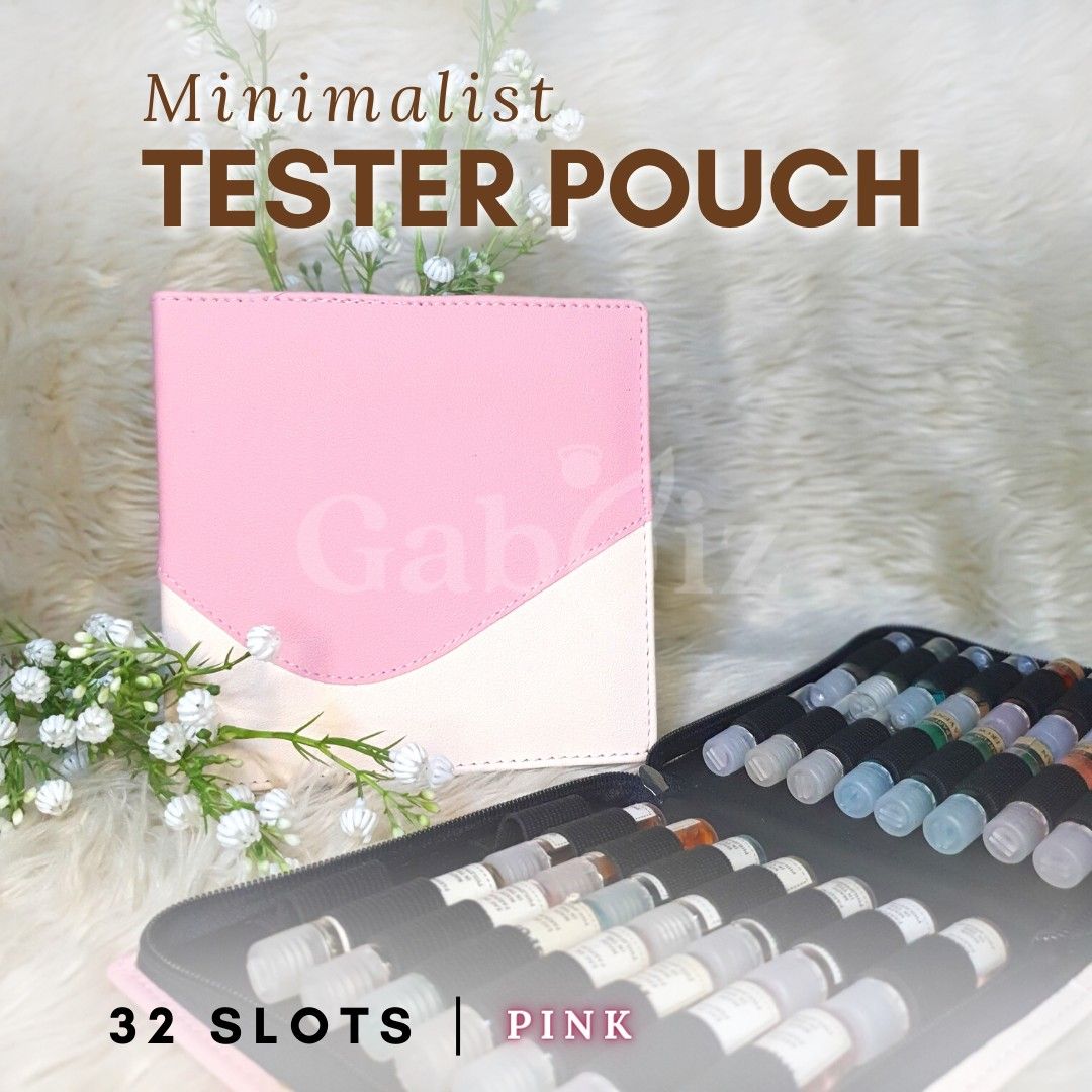 Personalized 32 Slot Minimalist Perfume Tester Pouch, Women's Fashion ...