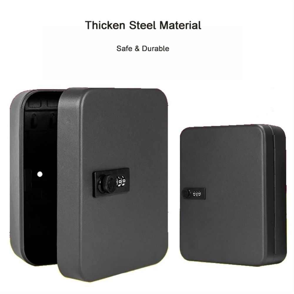 48 slots key box dial pin safe security locker wall mount steel metal ...