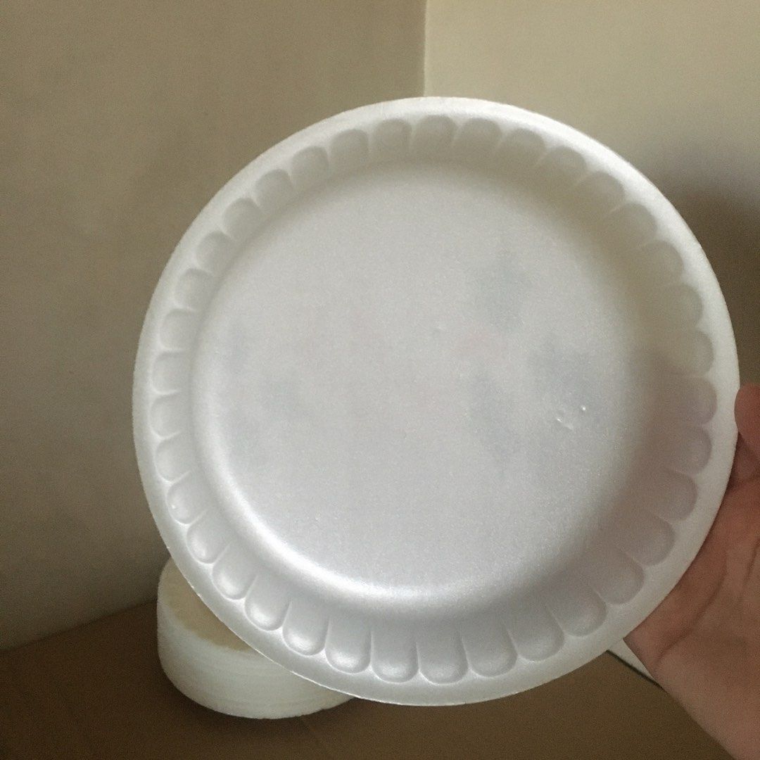 90's vintage Hefty season's greetings Christmas mistletoe foam plates ...
