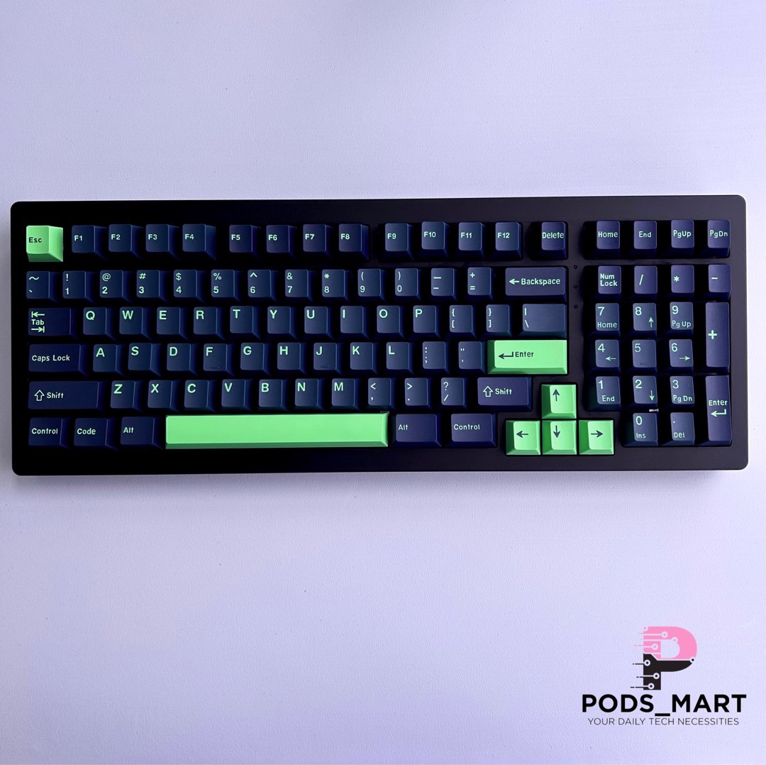 96% 98% custom mechanical keyboard - Full aluminum (Soundwave keycaps ...