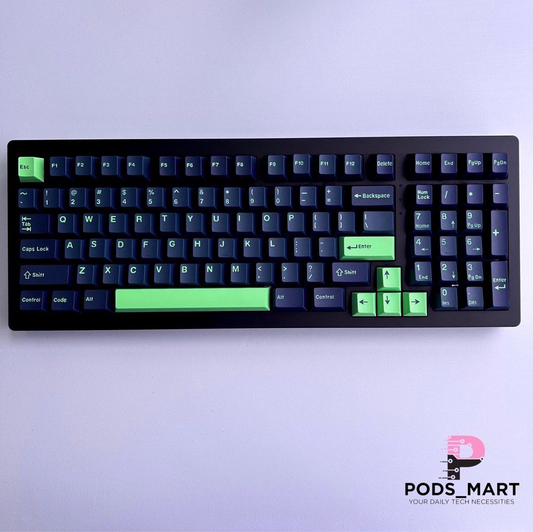 96% 98% custom mechanical keyboard - Full aluminum (Soundwave keycaps ...