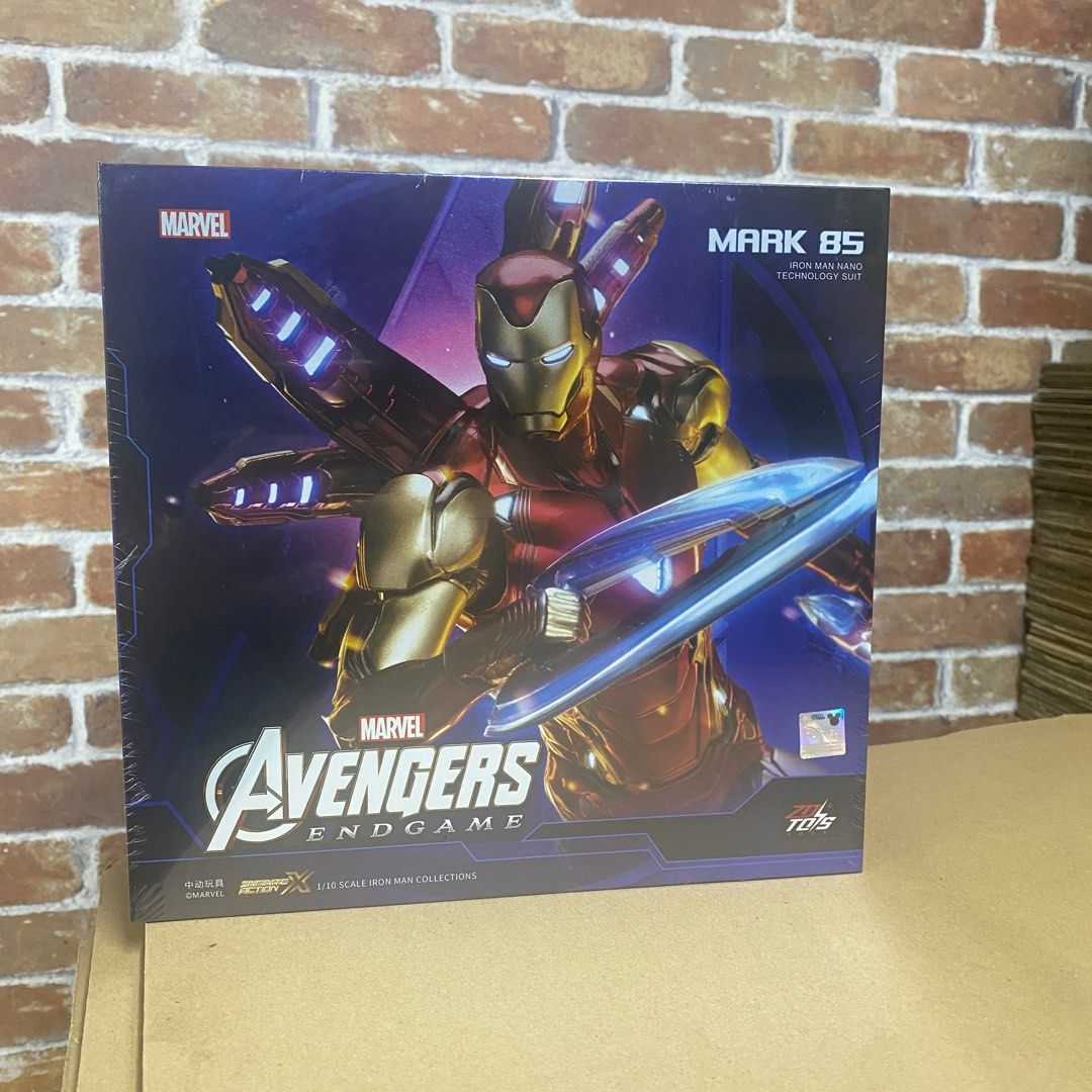 全新現貨 中動玩具 ZD Toys 1/10 Iron Man Mark 85 mk85 2.0 Figure LED 著燈 hot toys shf, 兒童＆孕婦用品, 嬰兒監視器 ...