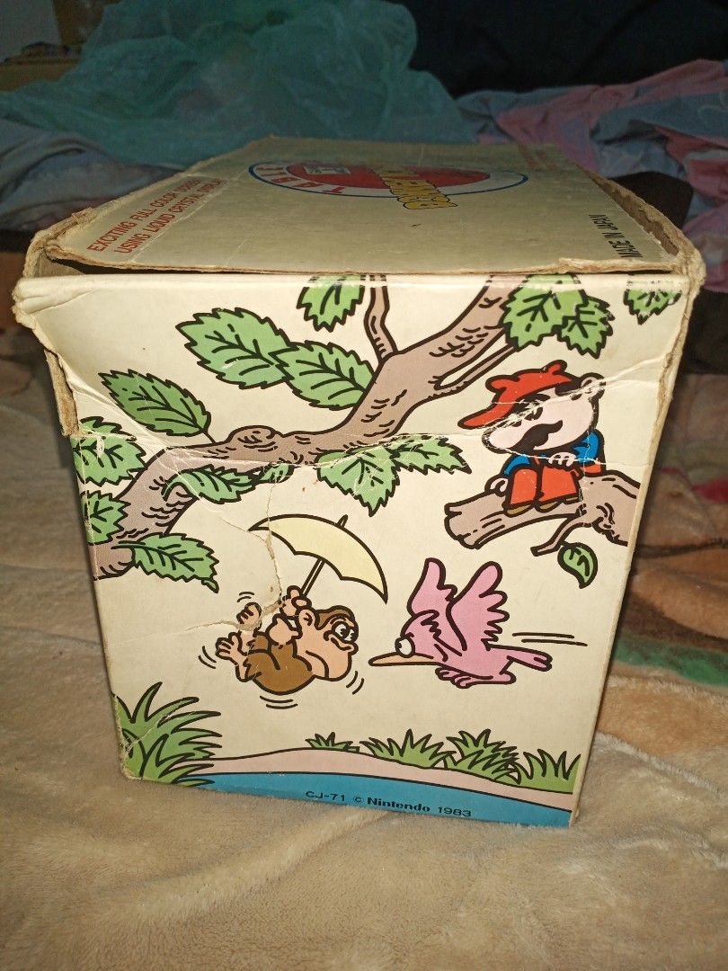 任天堂 Donkey Kong JR 大金剛 CJ-71 桌上型電玩 早期懷舊 彩色遊戲機 絕版 盒裝 1983年日本製, 電玩遊戲相關, 電玩主機, 其他電玩主機在旋轉拍賣