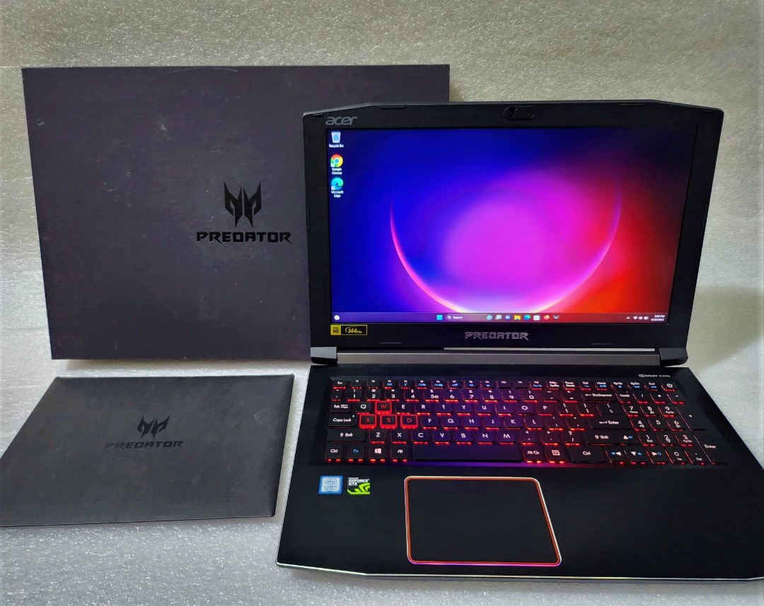 Acer Predator PH315-51, NVIDIA GeForce GTX 1060 / Intel i7-8th Gen ...