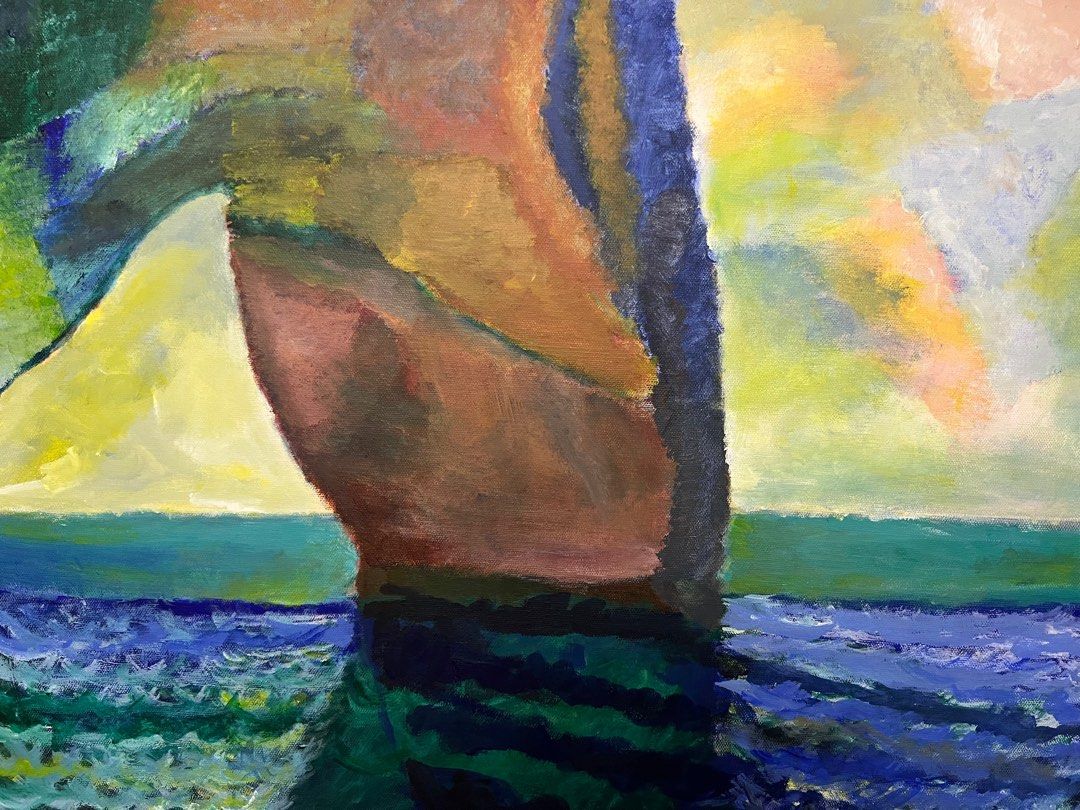 Acrylic monet painting, Hobbies & Toys, Stationery & Craft, Art ...