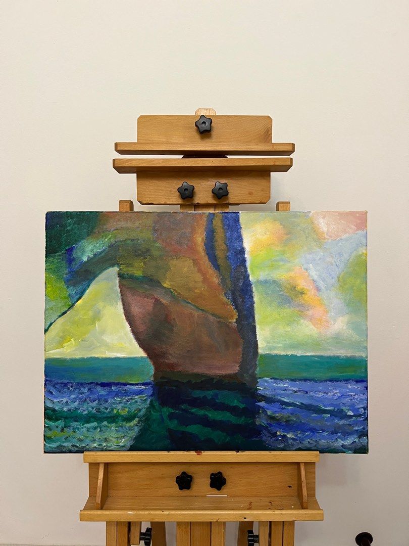 Acrylic monet painting, Hobbies & Toys, Stationery & Craft, Art ...