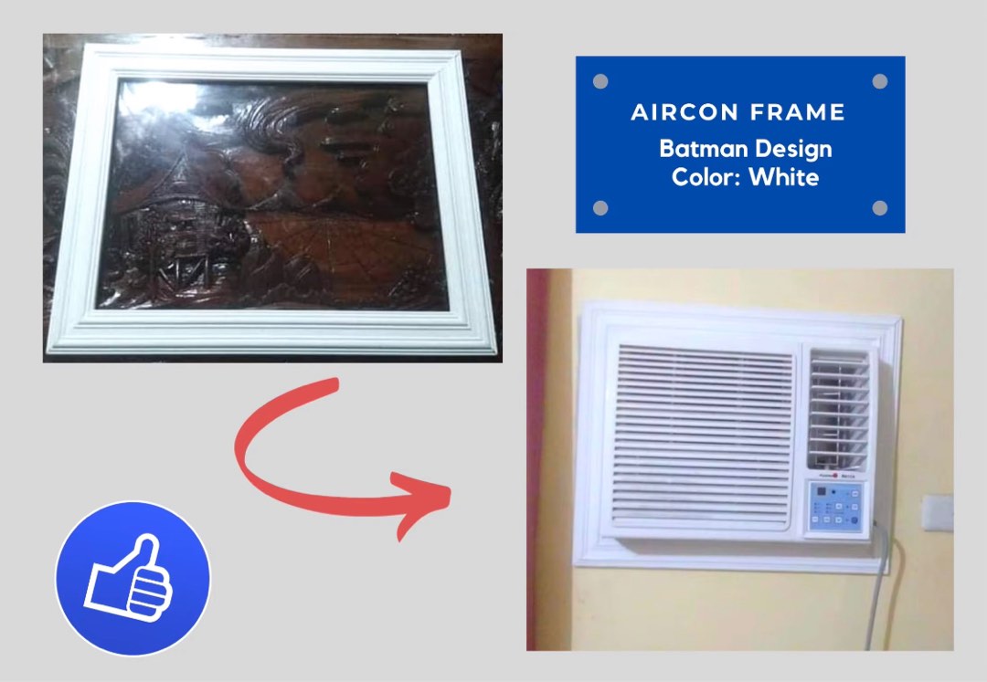 Aircon frame, Furniture & Home Living, Home Decor, Wall Decor on Carousell
