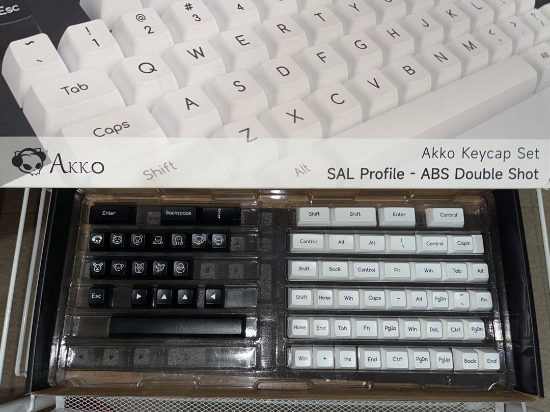 Akko Black on White SAL Profile, Computers & Tech, Parts & Accessories ...