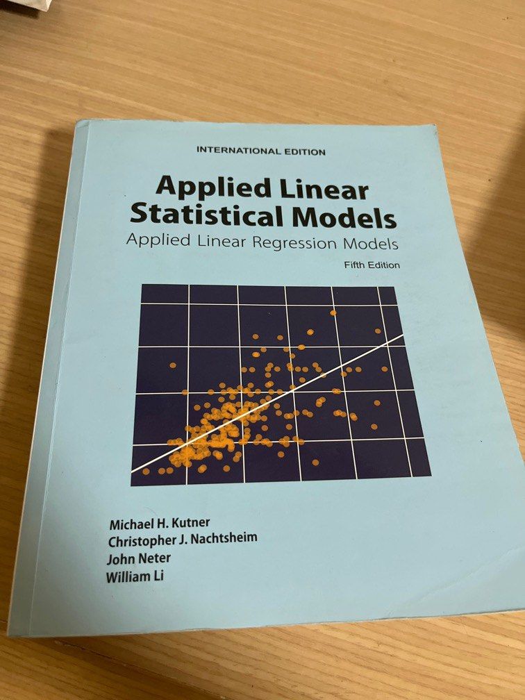 (含光碟)線性代數applied Linear Statistical Models:applied Linear Regression Models 書籍、休閒與玩具 書本及雜誌 3110