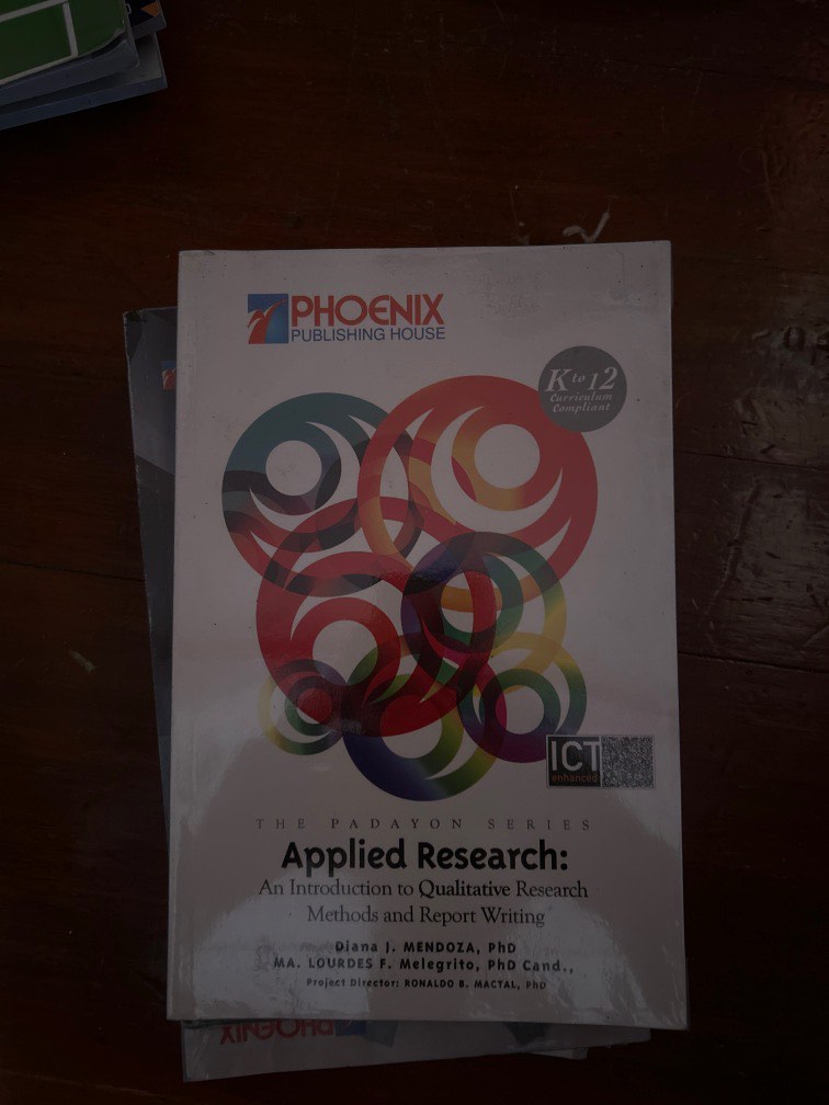 Applied Research: An Introduction to Qualitative Research Methods and Report Writing, Hobbies ...