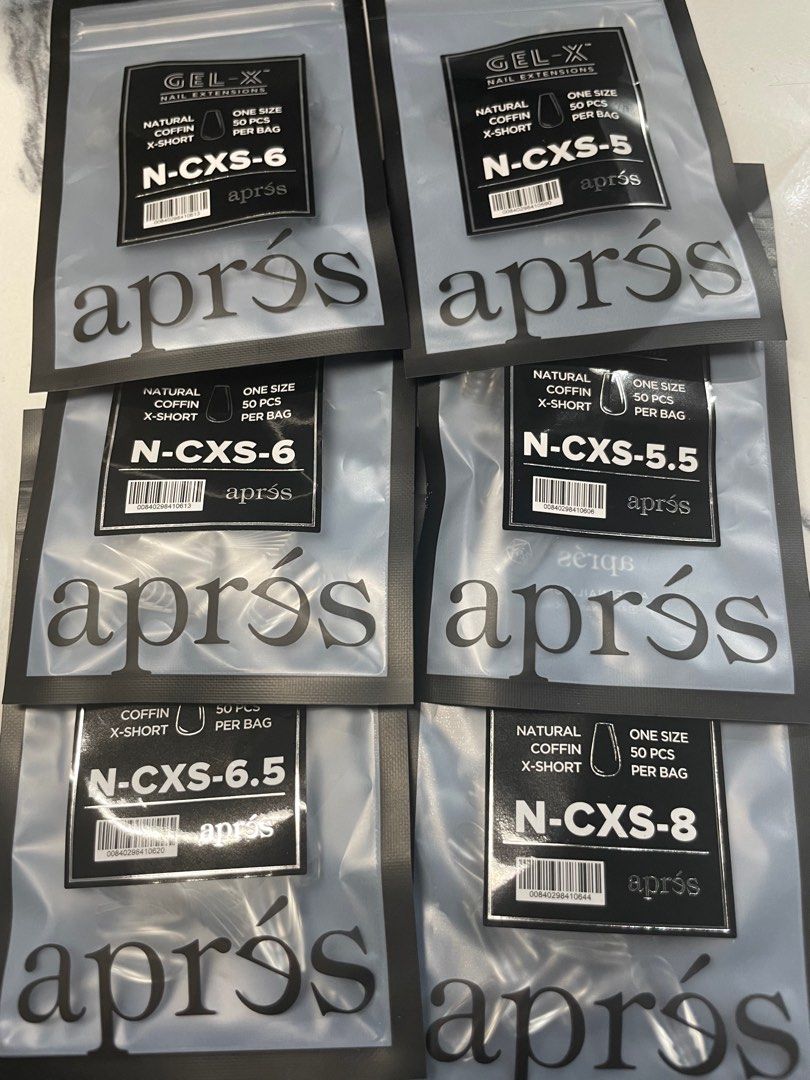 Apres Extra Short Coffin Refill Bags, Beauty & Personal Care, Hands ...