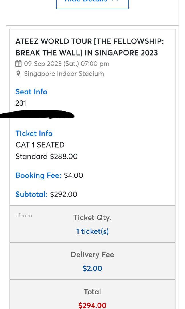 Ateez World Tour Concert tickets CAT 1 SEATED, Tickets & Vouchers, Event Tickets on Carousell