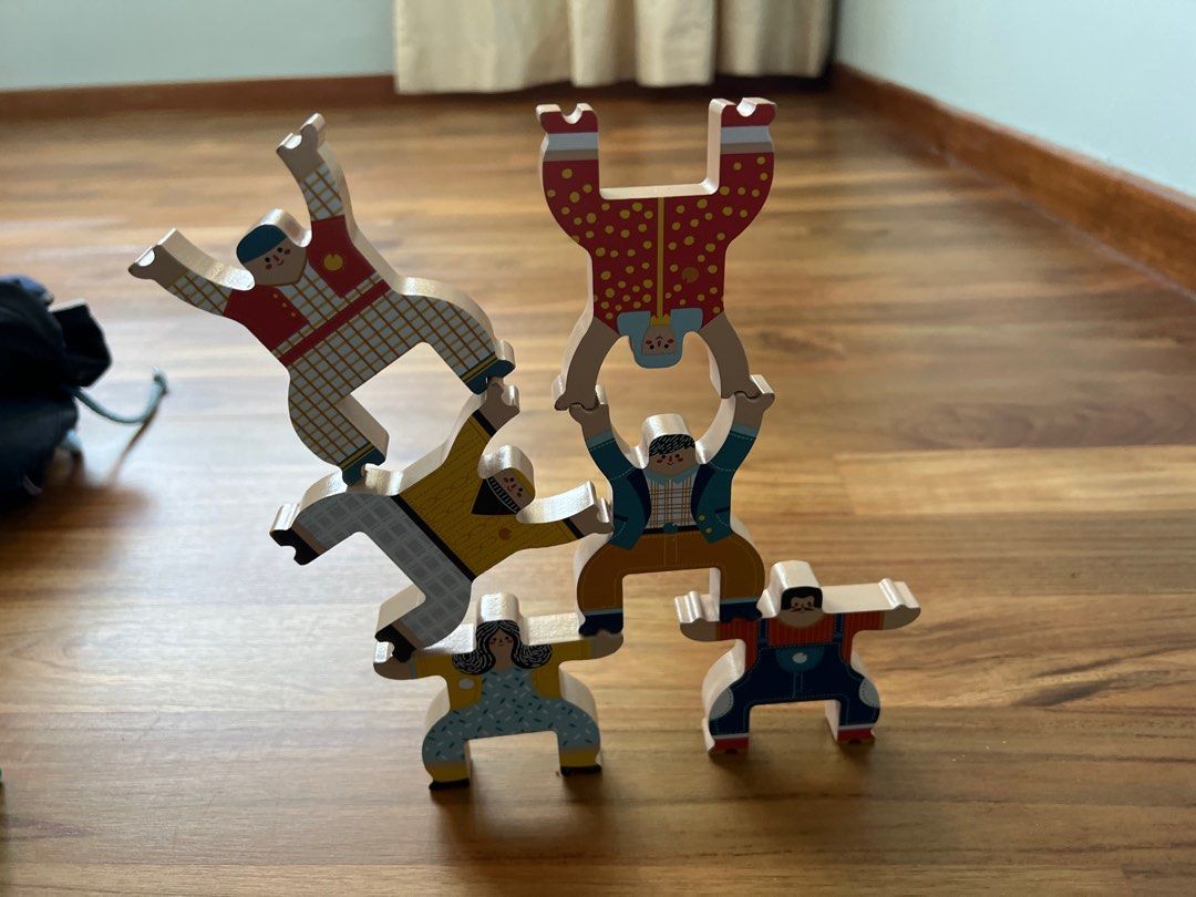 Balancing stacking blocks, Hobbies & Toys, Toys & Games on Carousell