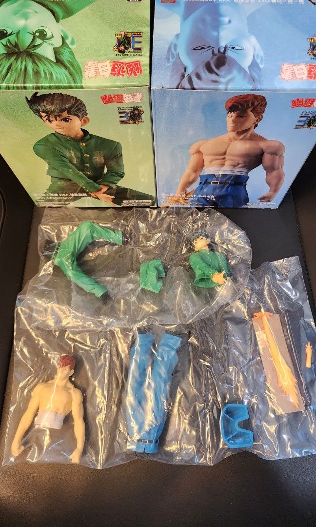 Banpresto - Yusuke and Kuwabara (Yuyu Hakusho), Hobbies & Toys, Toys & Games on Carousell