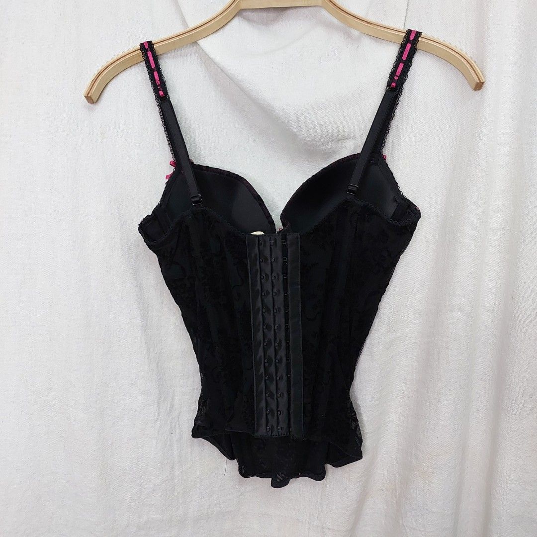 BENCH BODY Sexy Lace Corset Lingerie Black 34B on Carousell