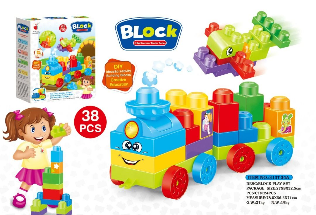 Blocks Play Set, Hobbies & Toys, Toys & Games on Carousell