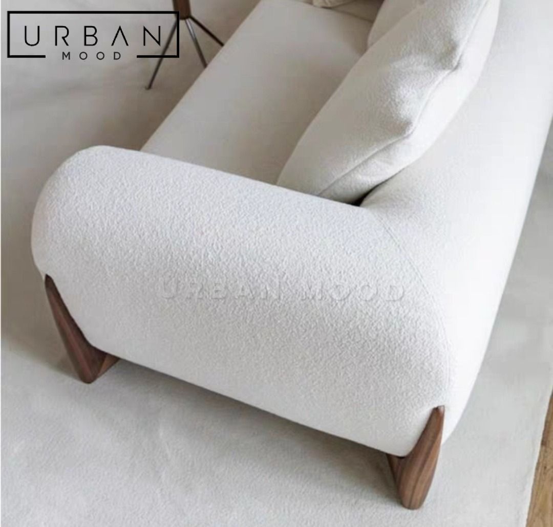 BOBBINS Modern Boucle Sofa, Furniture & Home Living, Furniture, Sofas ...