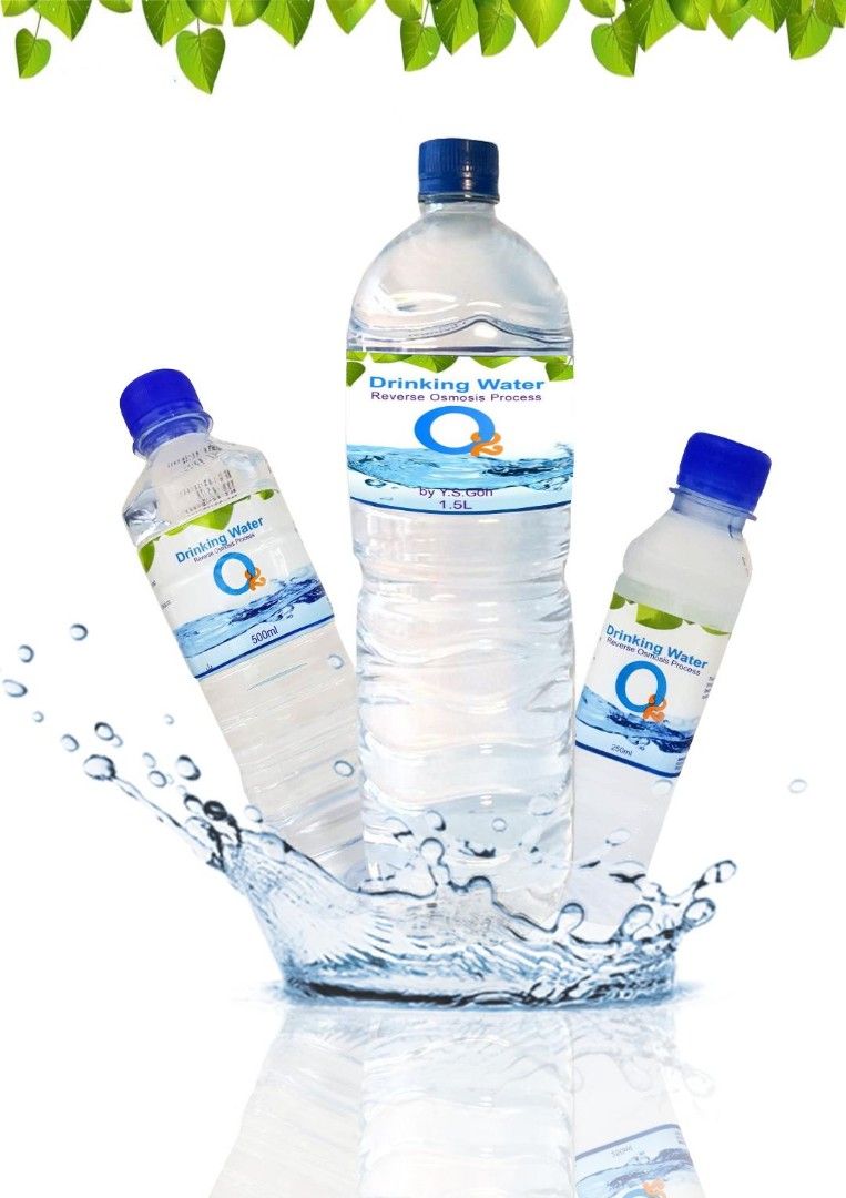 Bottled Water-O2 Water, Food & Drinks, Beverages on Carousell