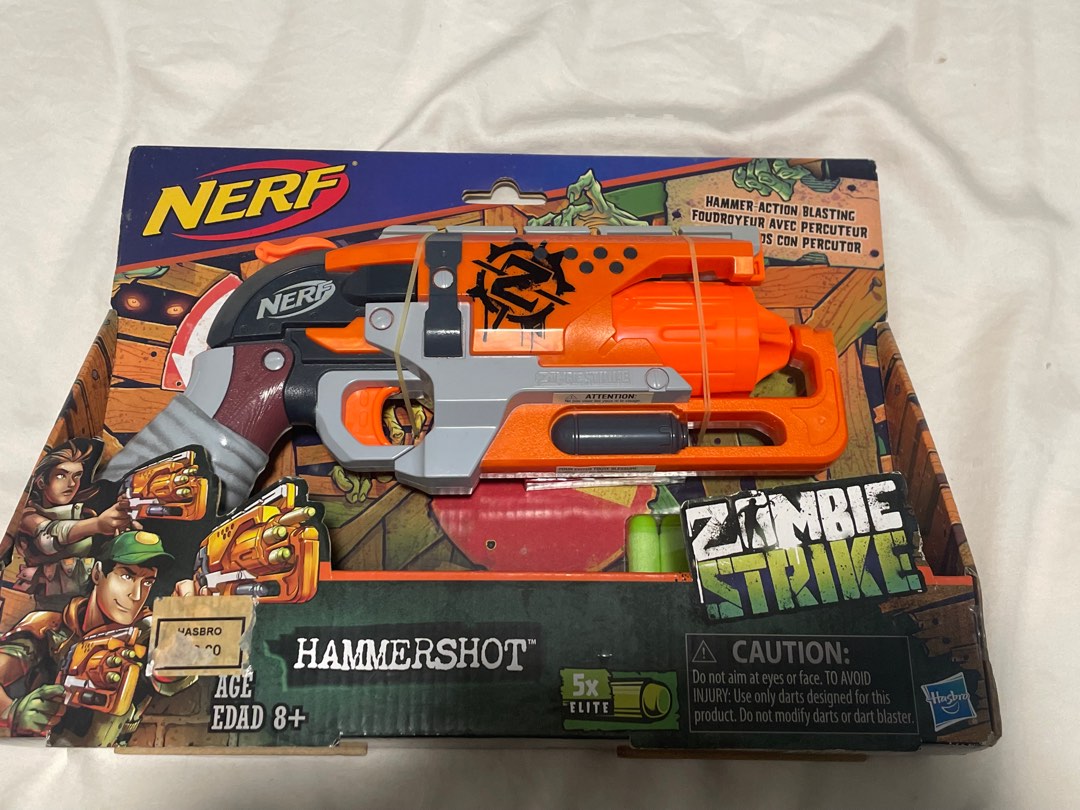 Brand new Nerf Zombie Strike Hammershot Blaster, Hobbies & Toys, Toys ...