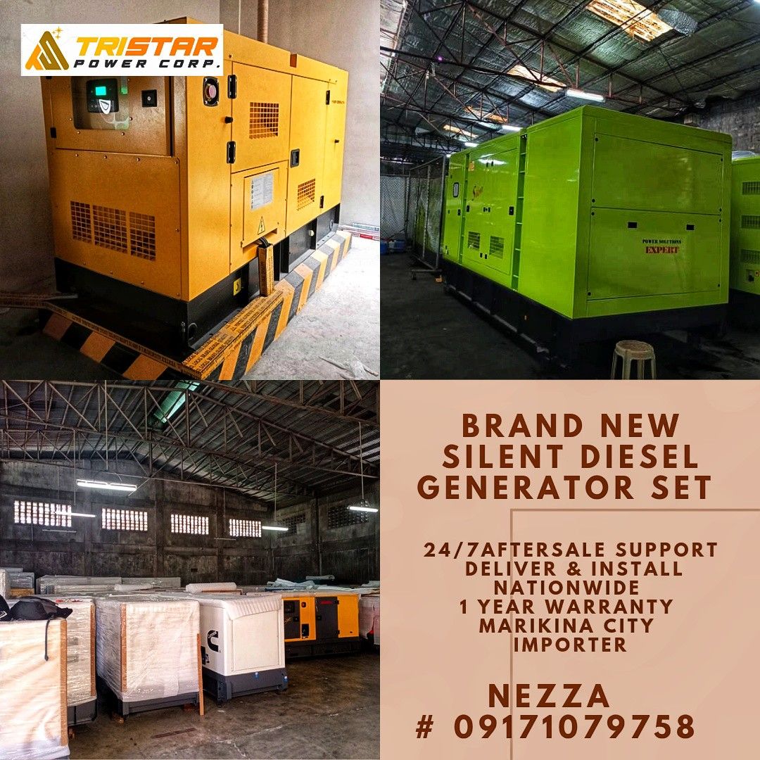 BRAND NEW SILENT DIESEL GENERATOR SET on Carousell