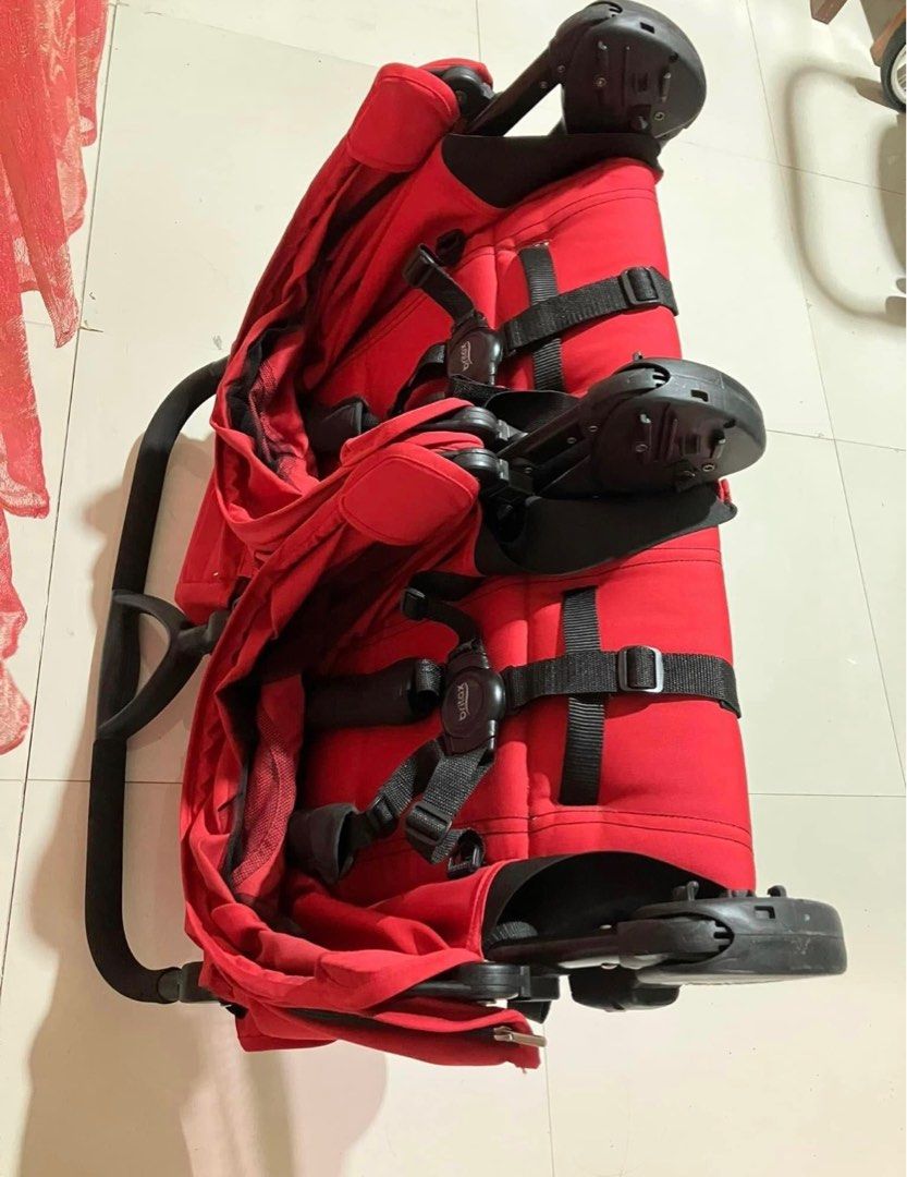 Britax Romer B Agile Double - Red on Carousell