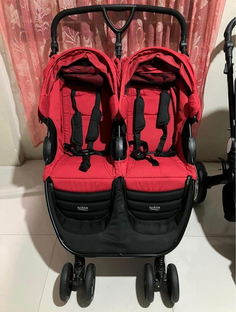 Britax Romer B Agile Double - Red on Carousell