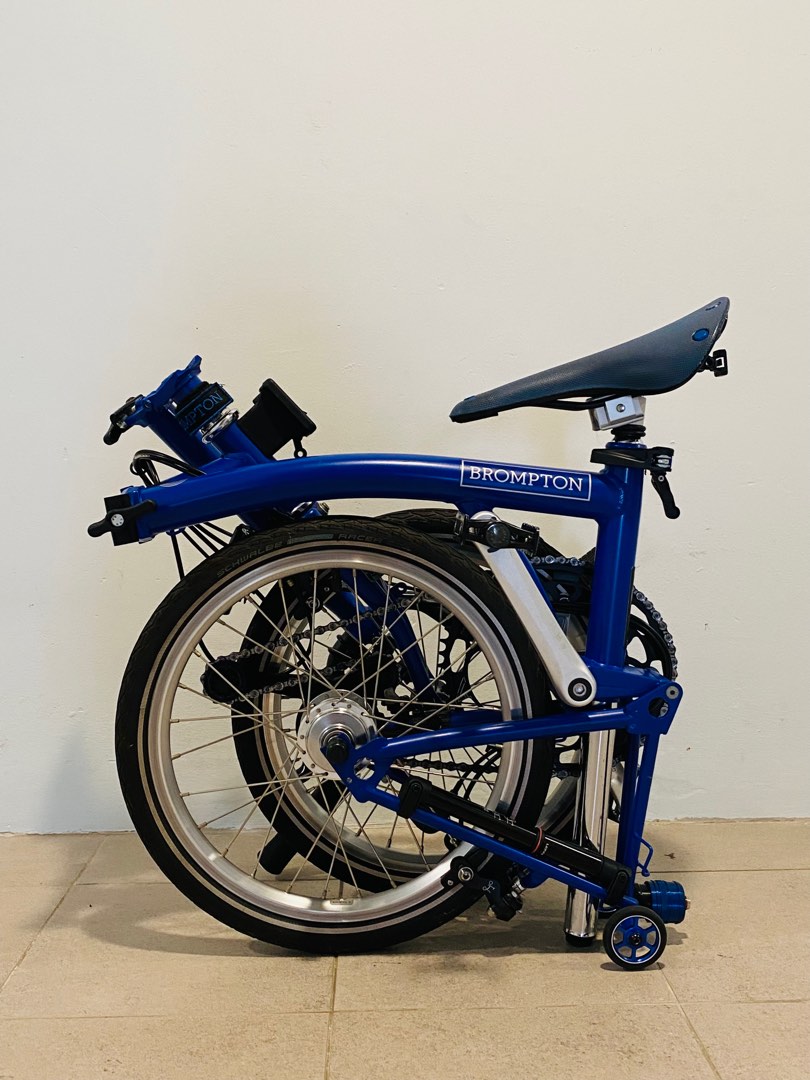 Brompton H bar 6 speed Piccadily Blue, Sports Equipment, Bicycles ...