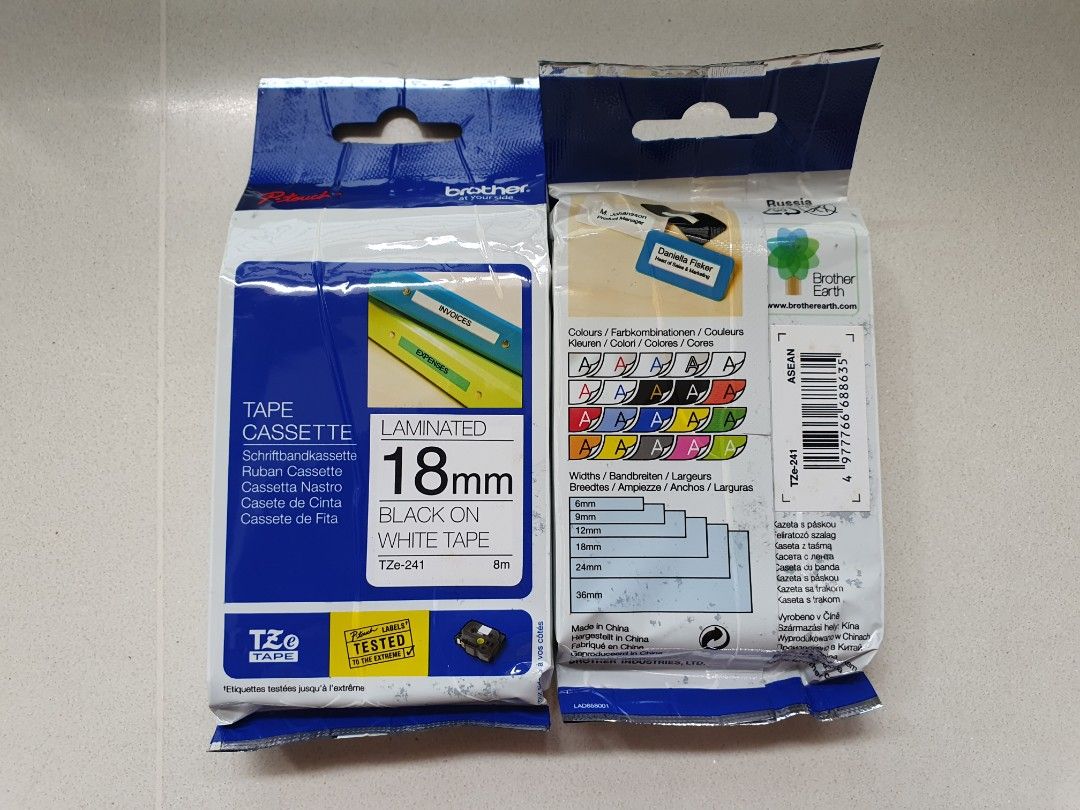 Brother Mm Laminated Tape Cassette Computers Tech Printers Scanners Copiers On Carousell