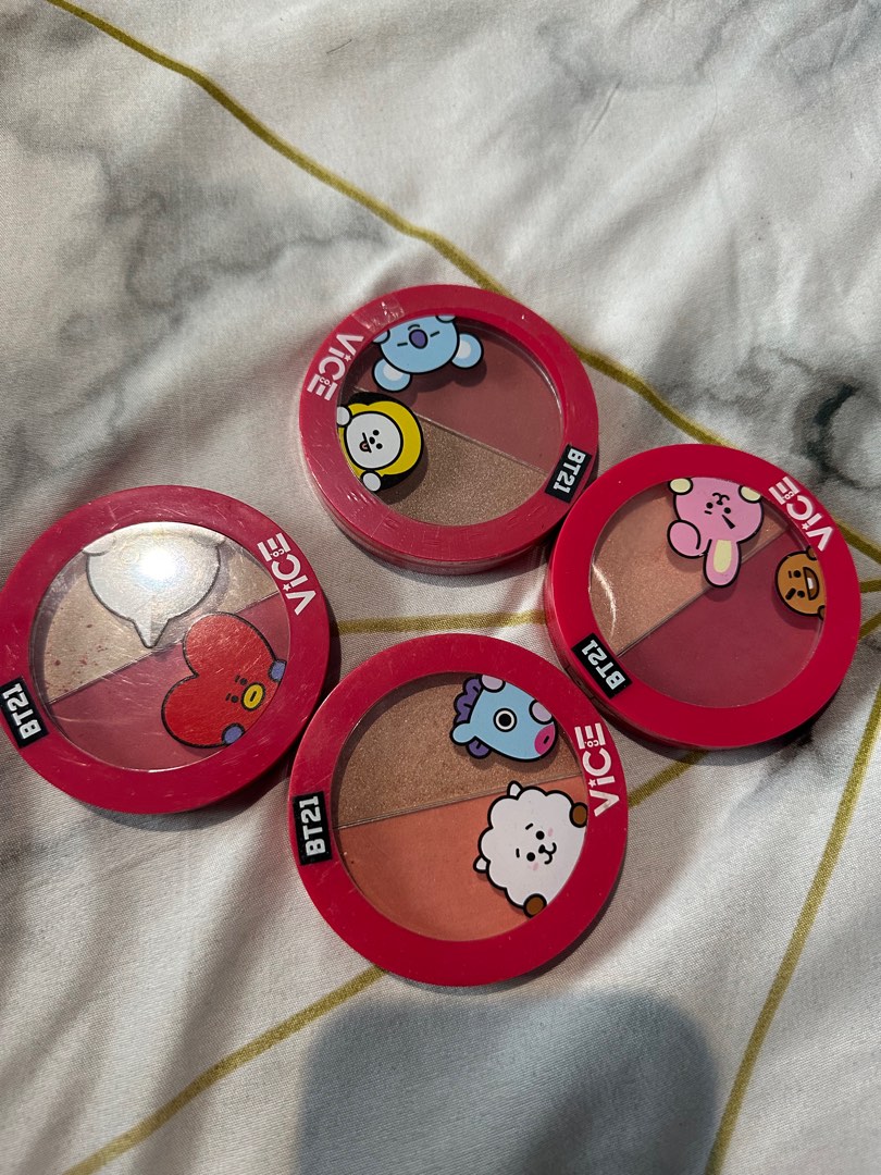 BT21 vice cosmetics Blush on and highlighter on Carousell