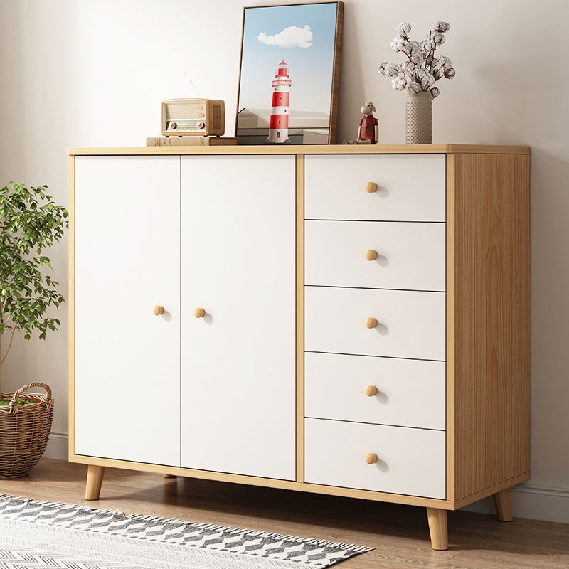 Bucket cabinet Bedroom cabinet storage cabinet Household wall storage ...