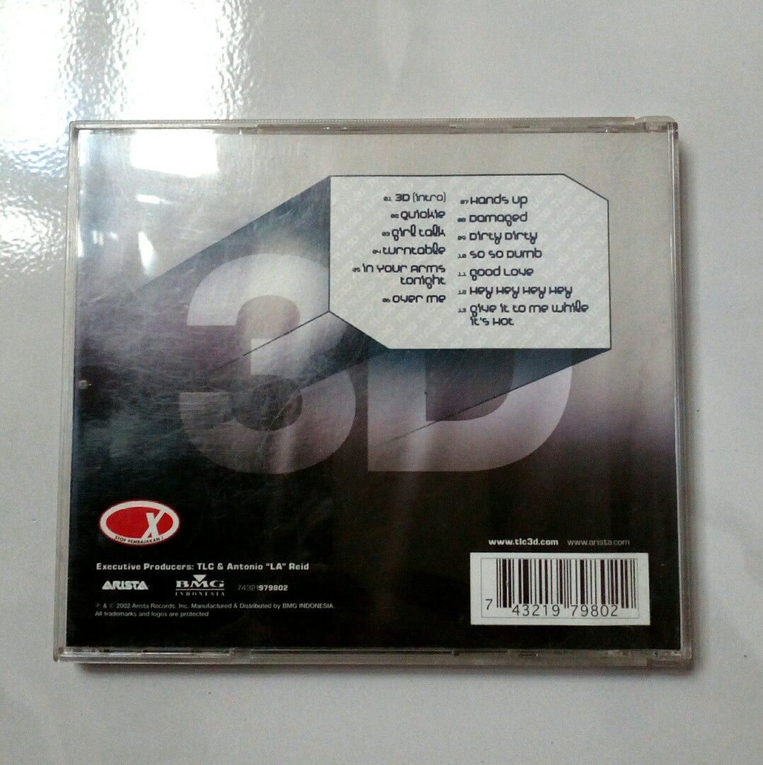 CD TLC -3D, Musik & Media, CD, DVD & Lainnya di Carousell