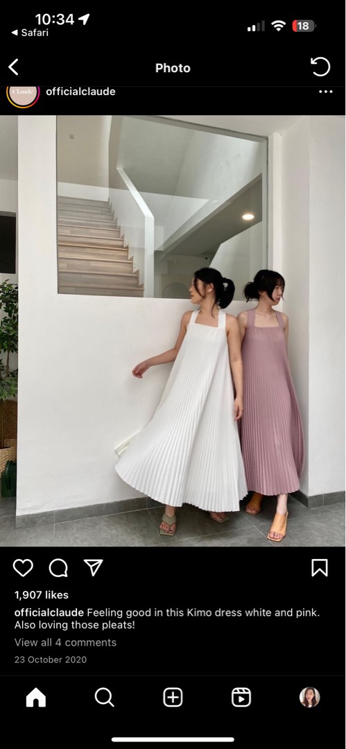 Claude Kimo Dress, Women's Fashion, Dresses & Sets, Dresses on Carousell