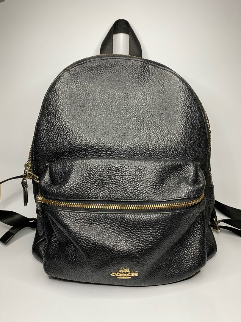 Coach Charlie Backpack in Pebble Leather on Carousell