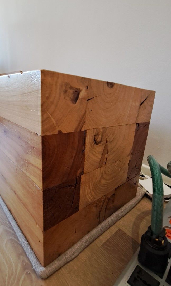 Collectors only: Timber art piece, also can serve as TV console or ...