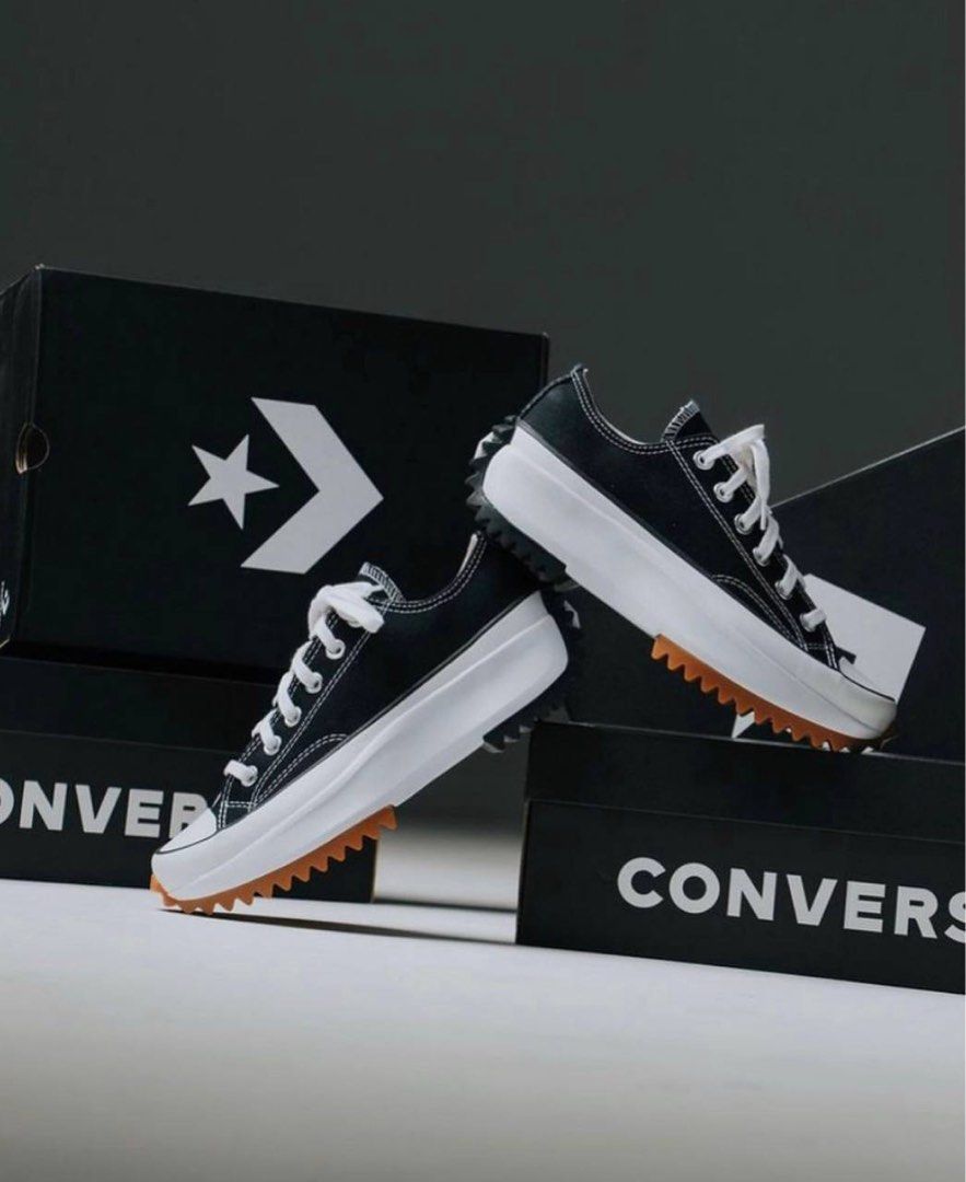 Converse Run Star Hike Low Lugged, Fesyen Pria, Sepatu , Sneakers di ...