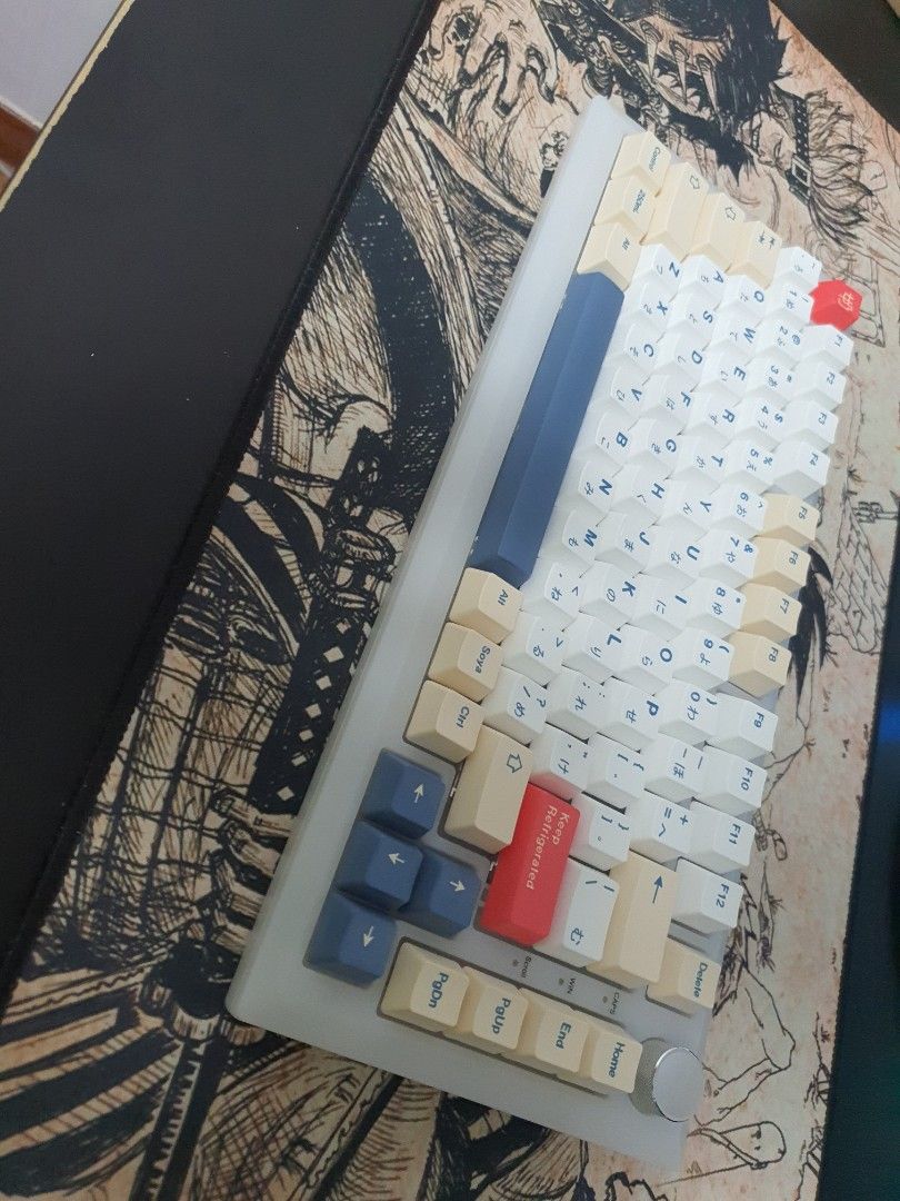 Fully Modded Custom 75% Mechanical Keyboard with RGB and Knob, Computers & Tech, Parts ...